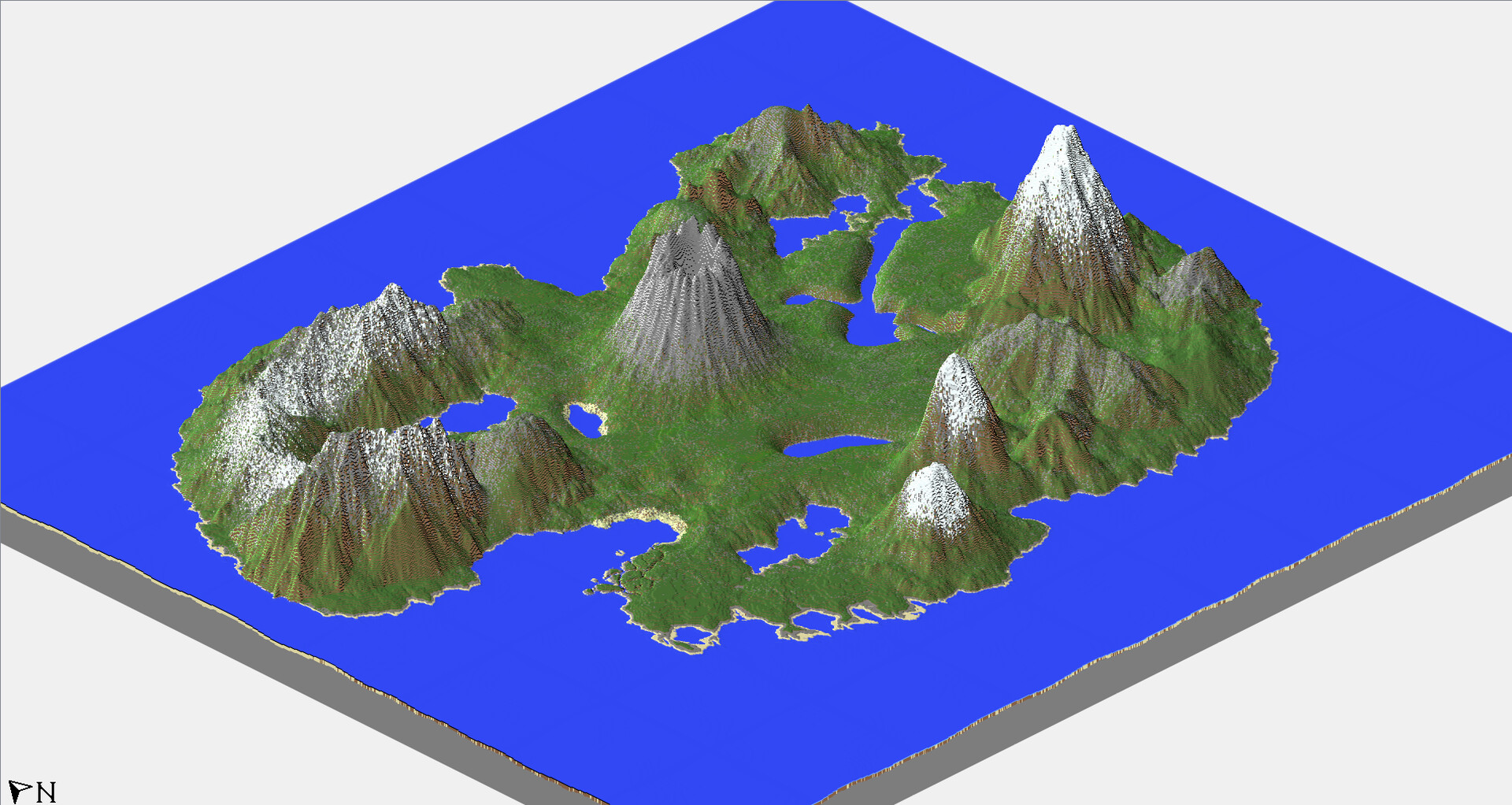 Volcanic Island (Survival) Minecraft Map