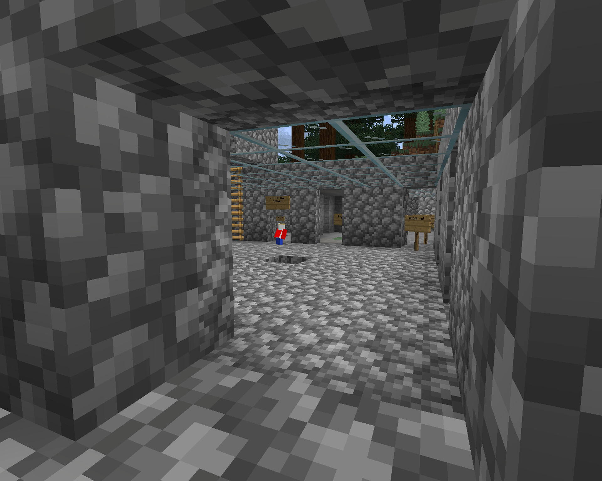 non euclidean weird stuff Minecraft Map