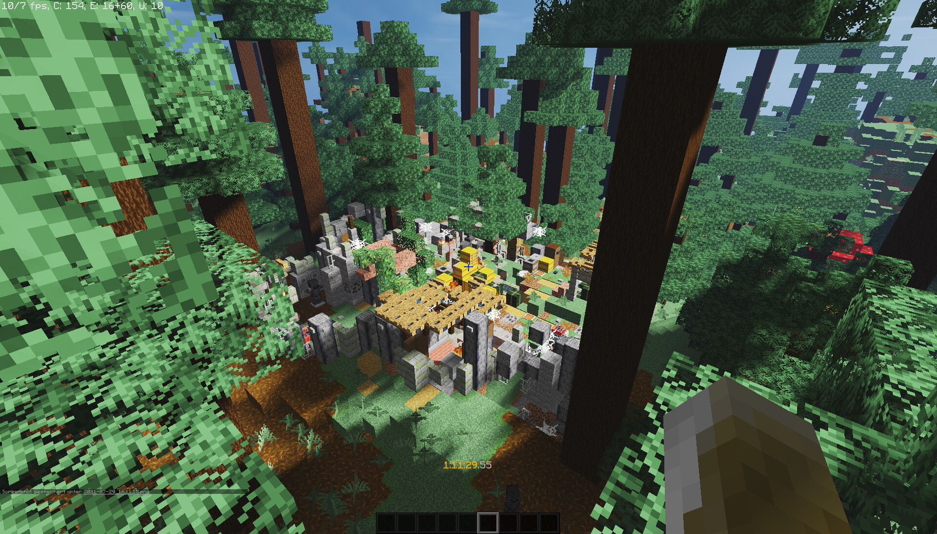 Waldhaus-ruine Minecraft Map