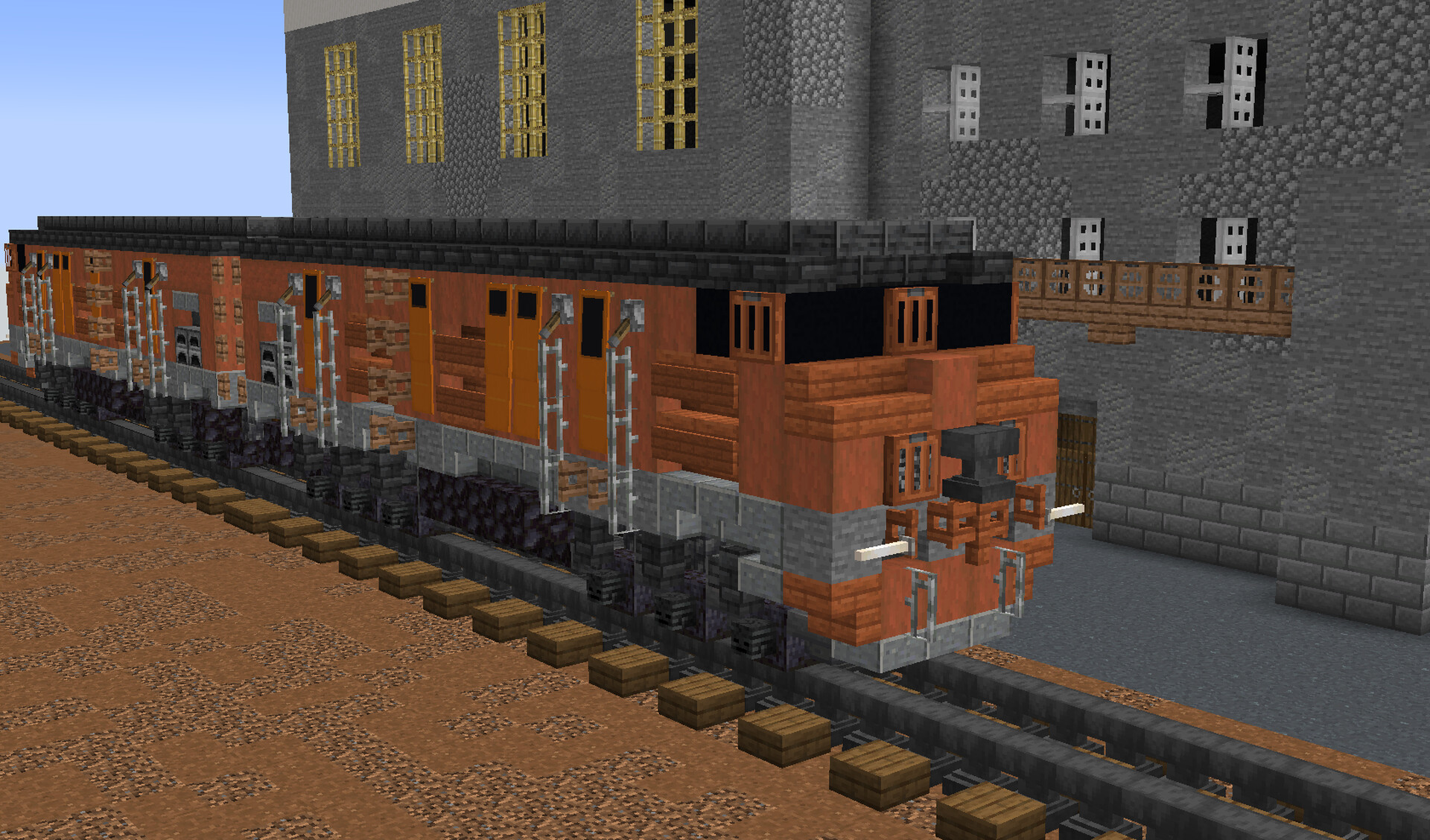 TE10 - Soviet Diesel-electric Locomotive Minecraft Map