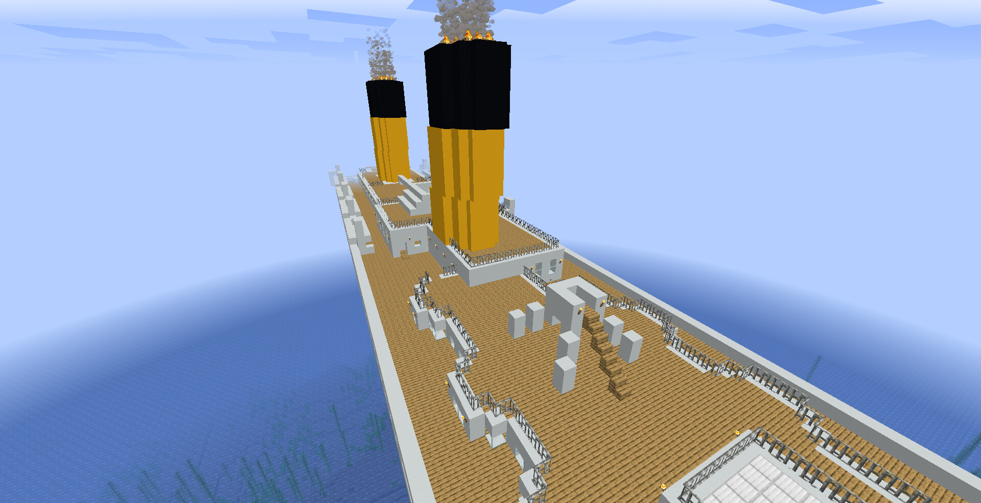 BluSMP Showcase | The RMS Titanic Minecraft Map
