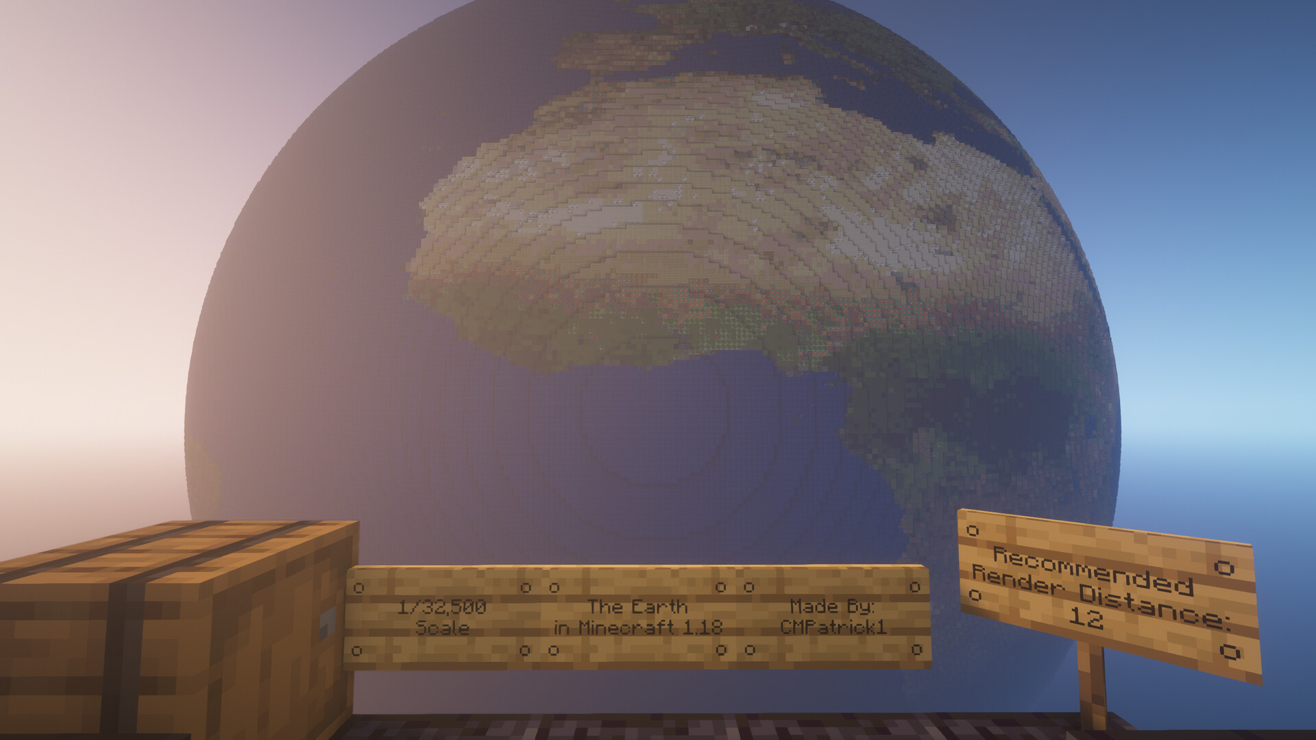 Mega Earth 1.18 (Most Realistic Minecraft Earth) Minecraft Map