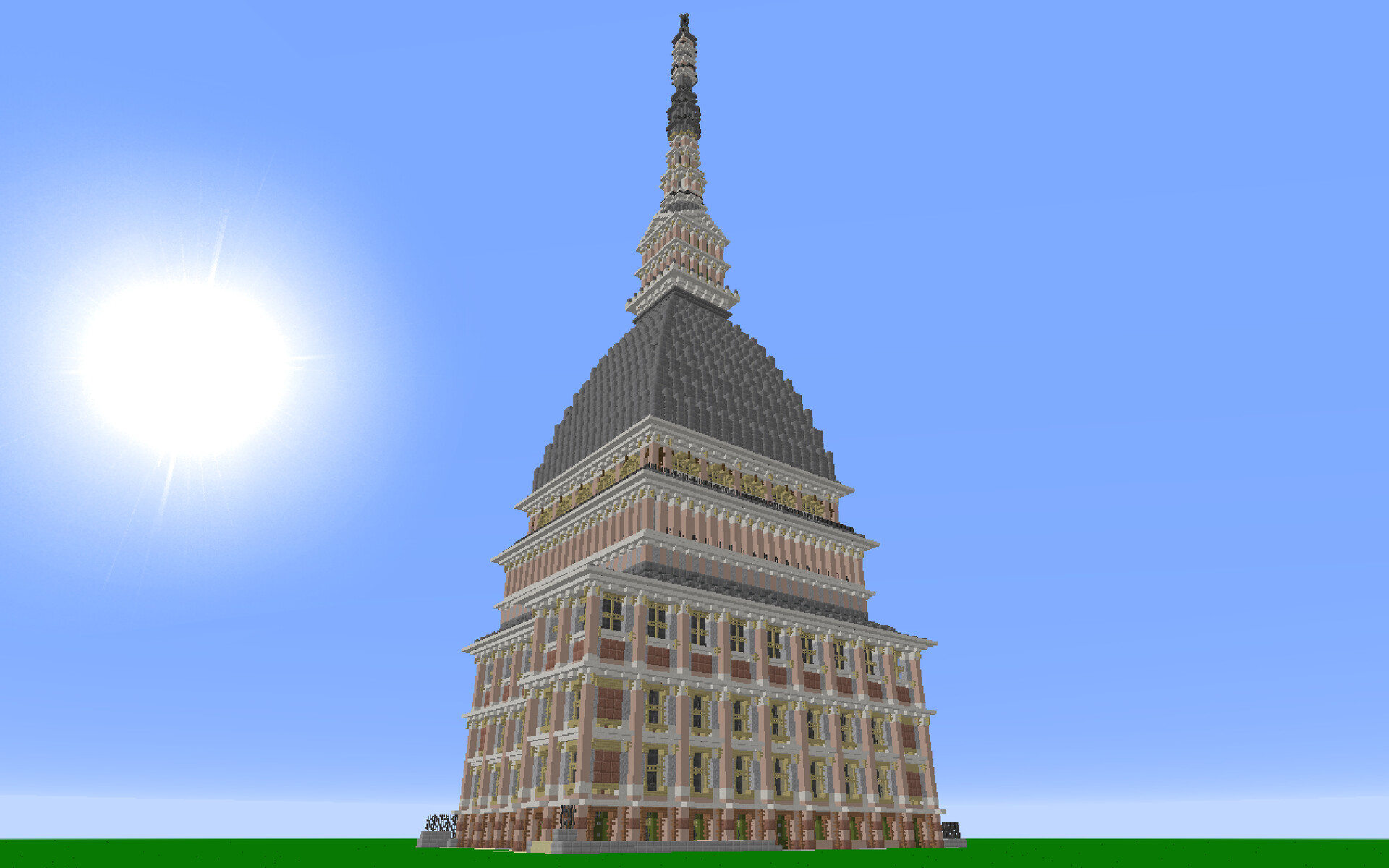 Mole Antonelliana, Turin, Italy Minecraft Map