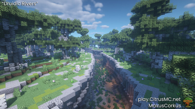 Sneak Peek: Upcoming Custom Map Biome "Druidic Rivers" (By: MaxusCorkus) Minecraft Map