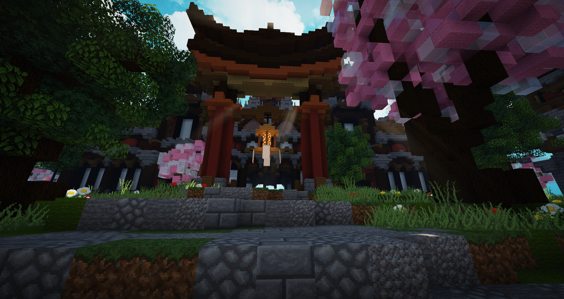 HCF Spawn + Road - Oriental Themed Minecraft Map