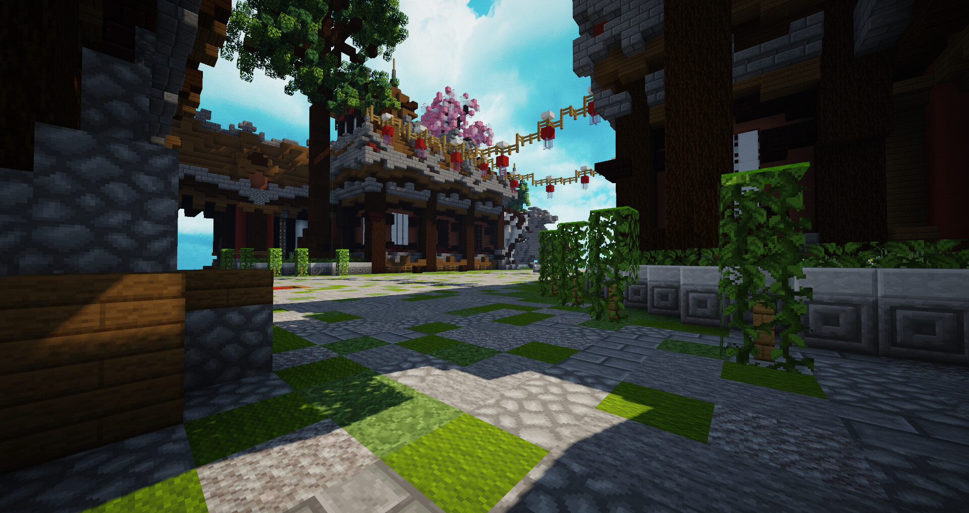 HCF Spawn + Road - Oriental Themed Minecraft Map