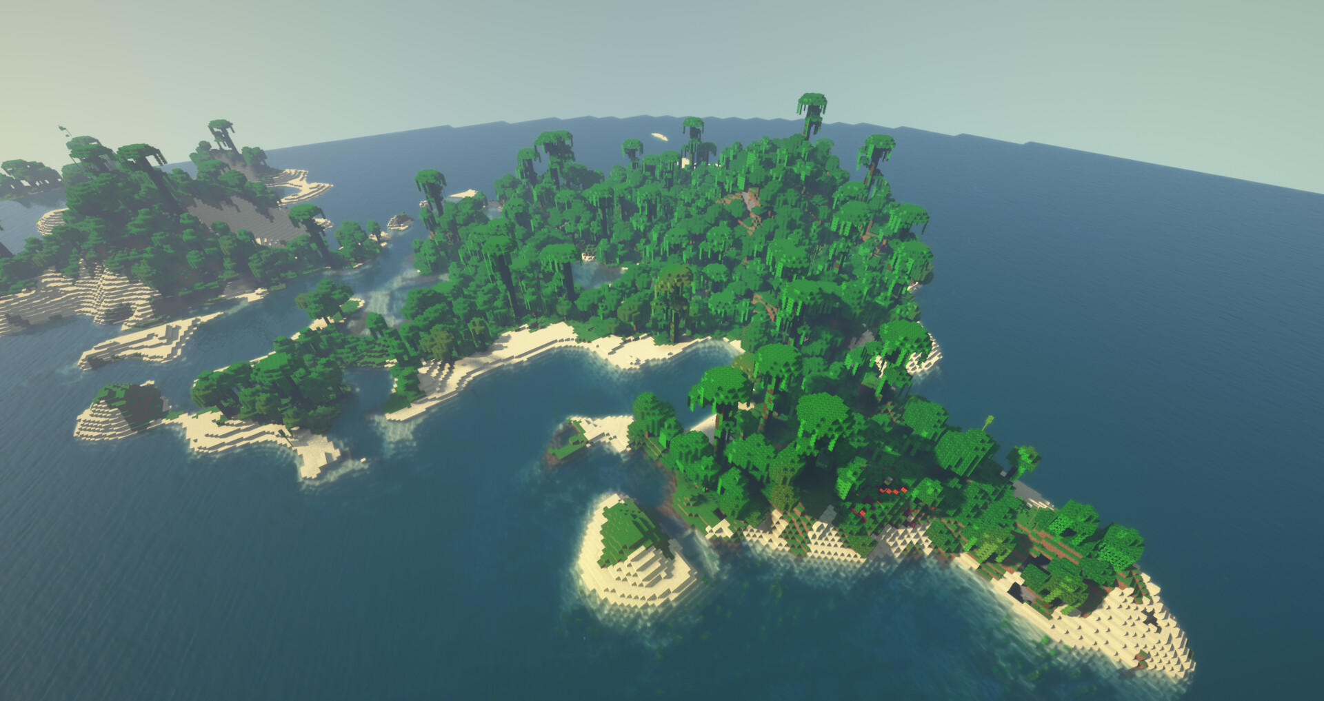 1.17 Jungle island spawn Minecraft Map