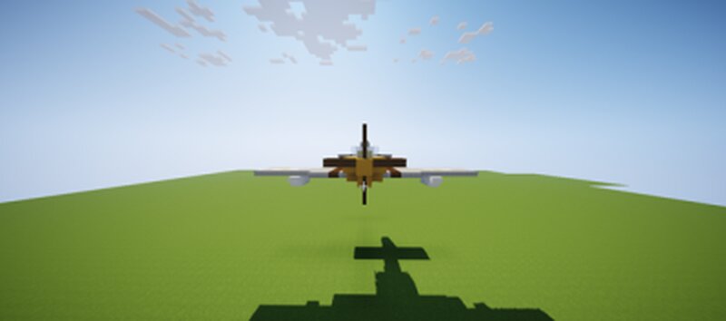 Mustang P-51 Minecraft Map