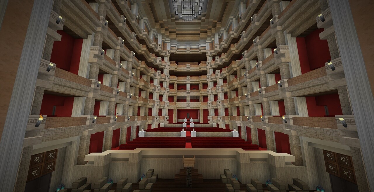 The Red Opera Theatre Minecraft Map