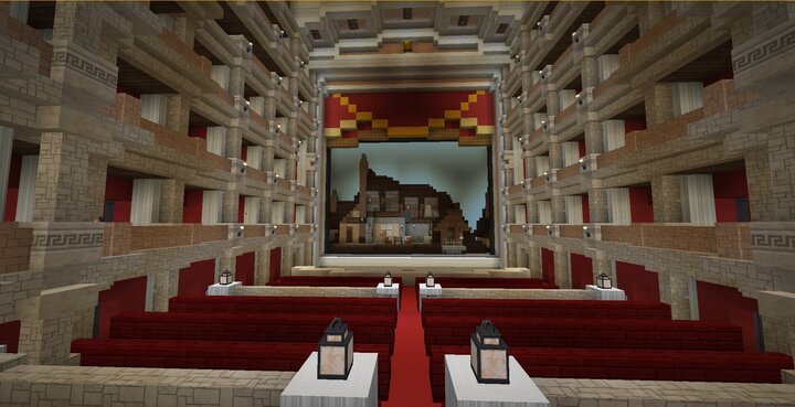 The Red Opera Theatre Minecraft Map
