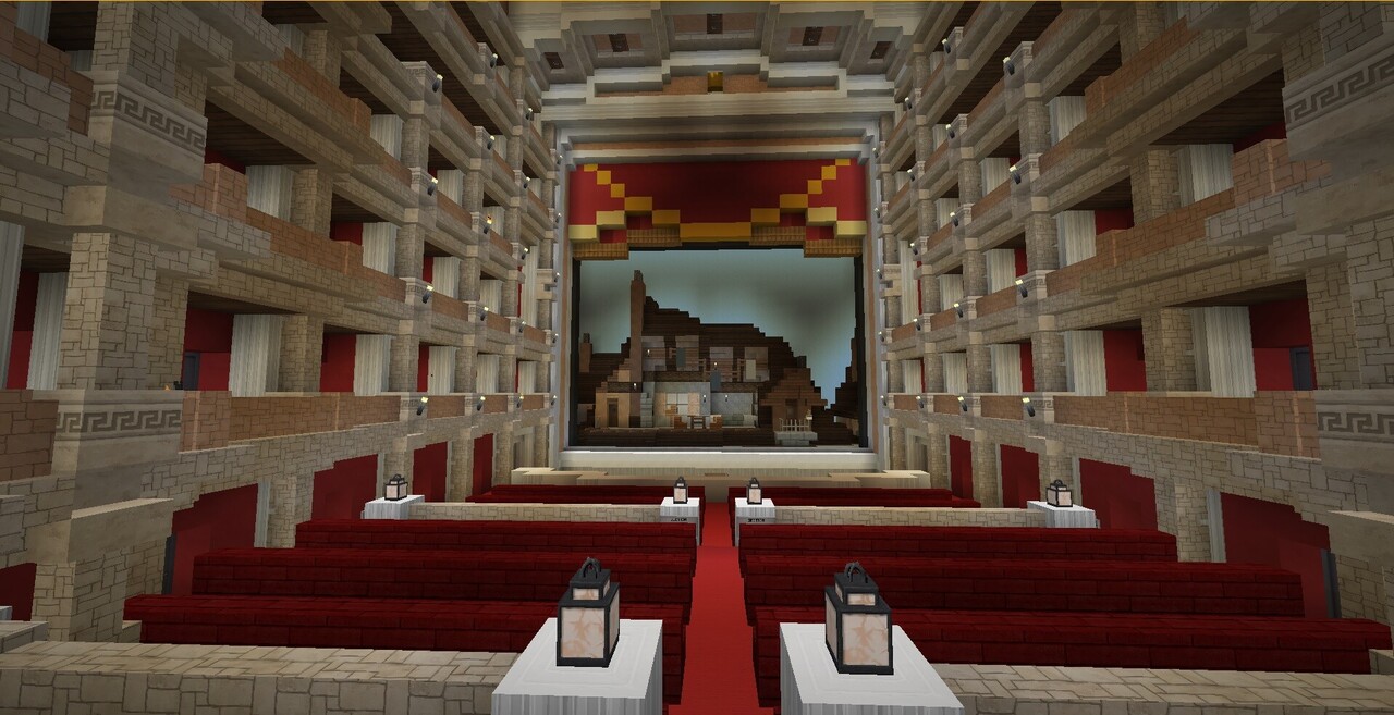 The Red Opera Theatre Minecraft Map