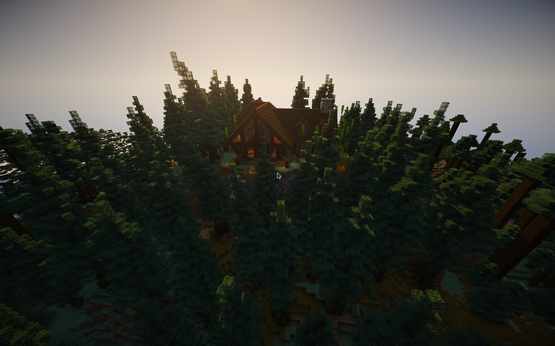 The Secluded Cabin/Reid's Base. Minecraft Map