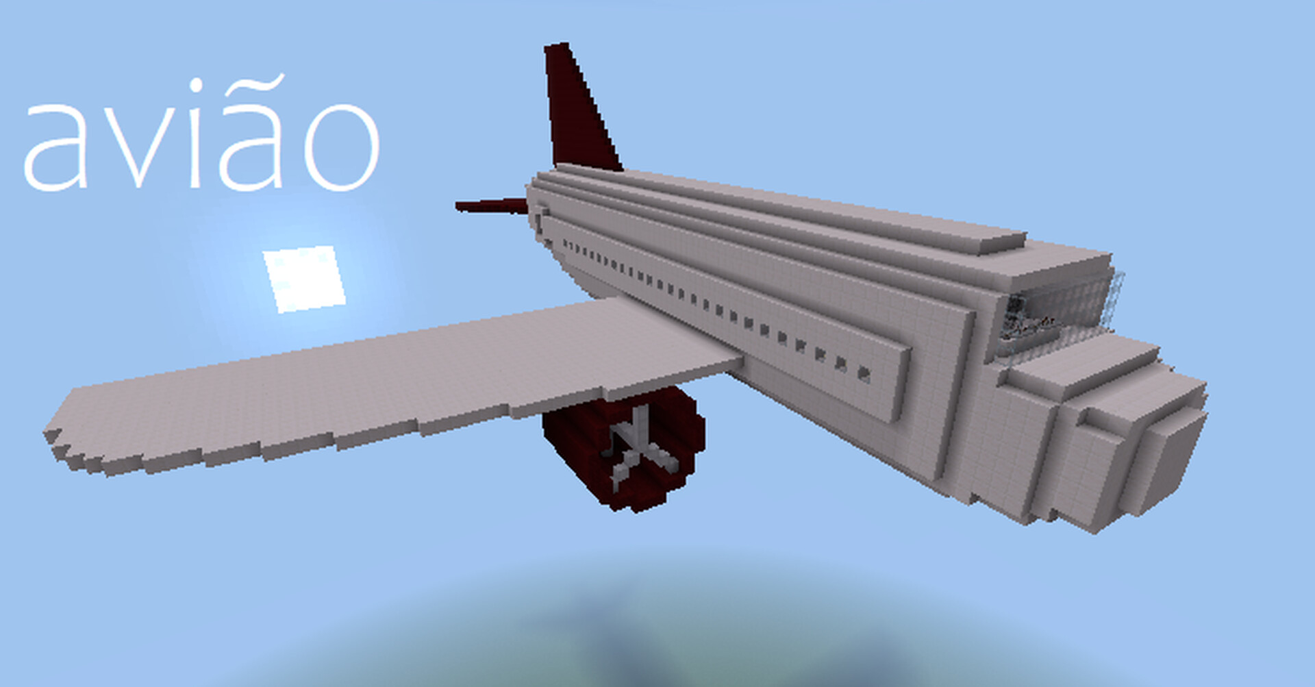 avião feito pelo dobradura hunter Minecraft Map