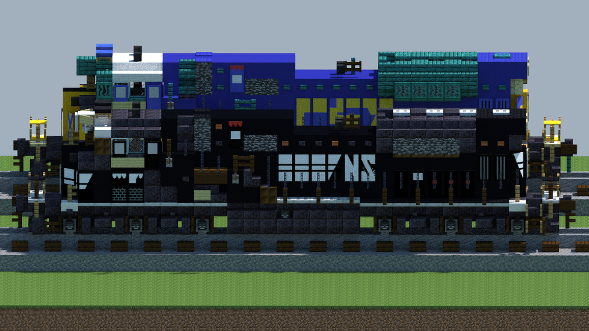 EMD SD80MAC Diesel locomotive [With Download] Minecraft Map