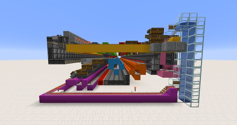 On demand sorting system Minecraft Map