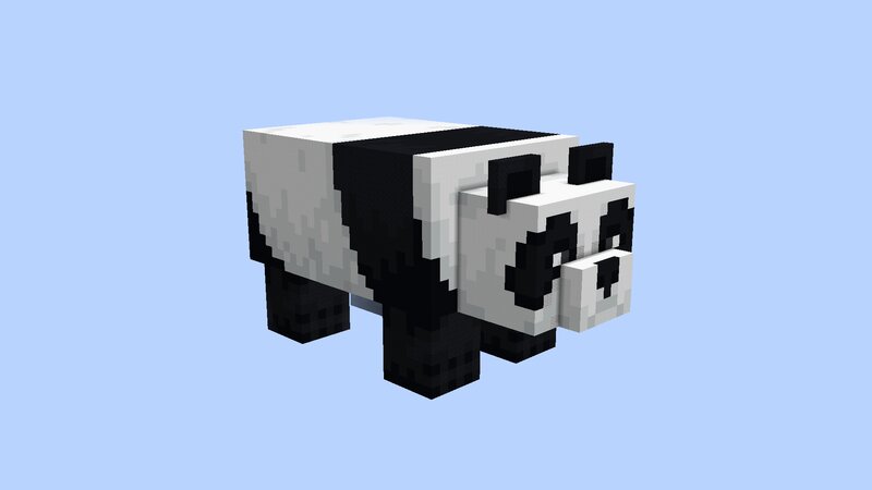 Panda Mob Statues Minecraft Map