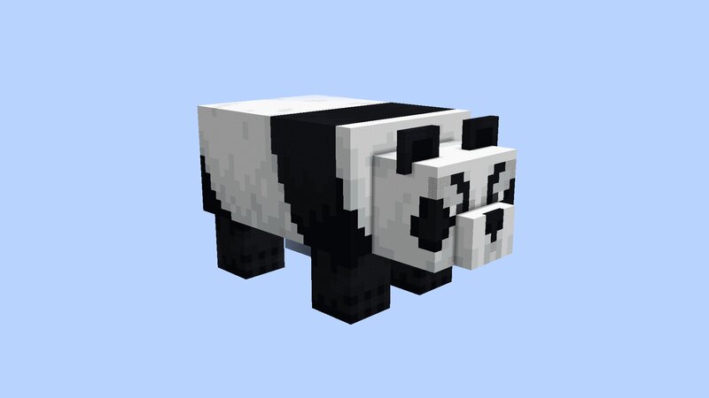 Panda Mob Statues Minecraft Map