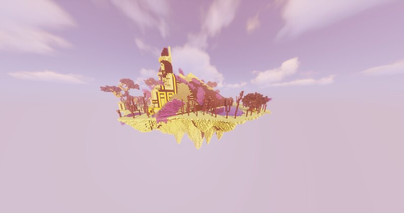 Minecraft Floating Pyramid Island. Minecraft Map