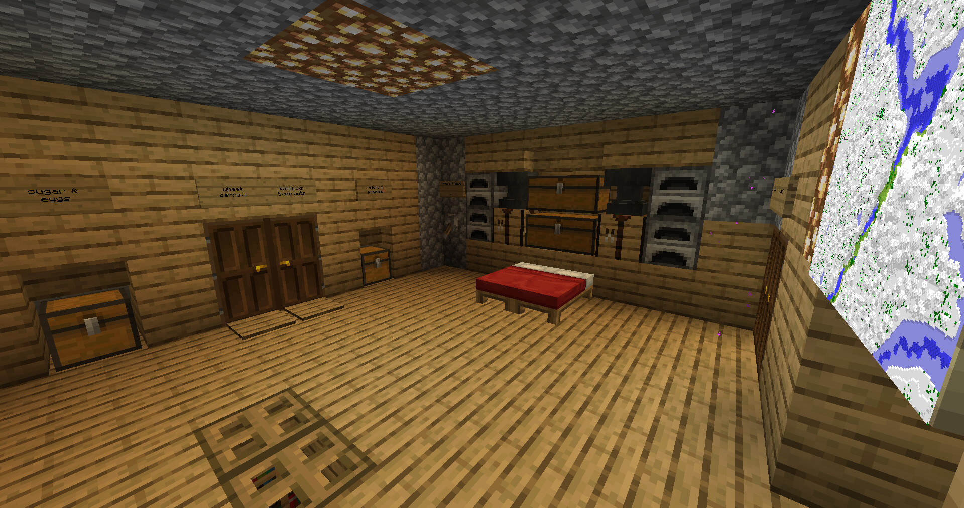 Survival Bunker Minecraft Map