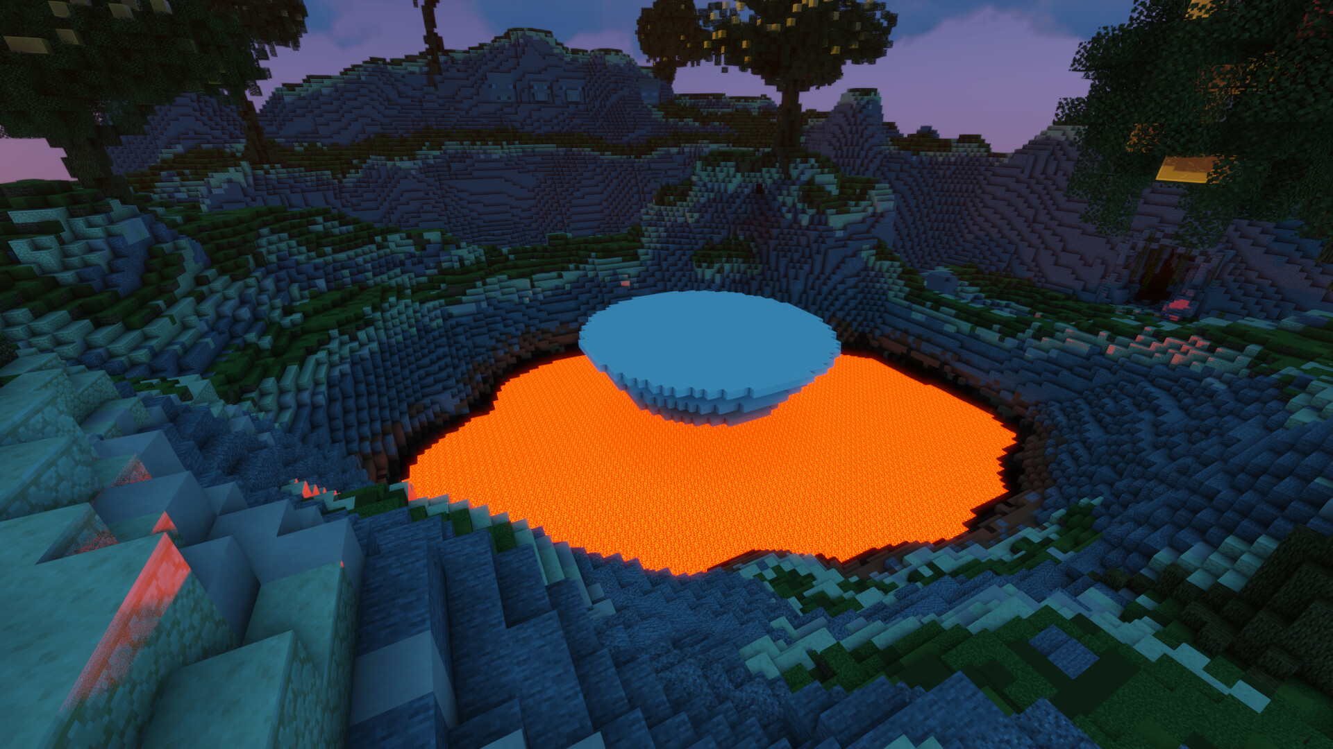 Mt.Alpha - Spleef Map Minecraft Map