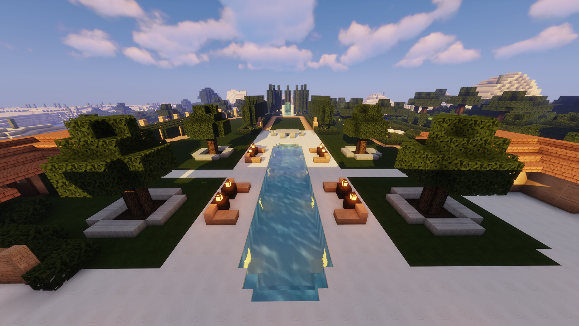 Mega Mansion X=-350 Z=480 Minecraft Map