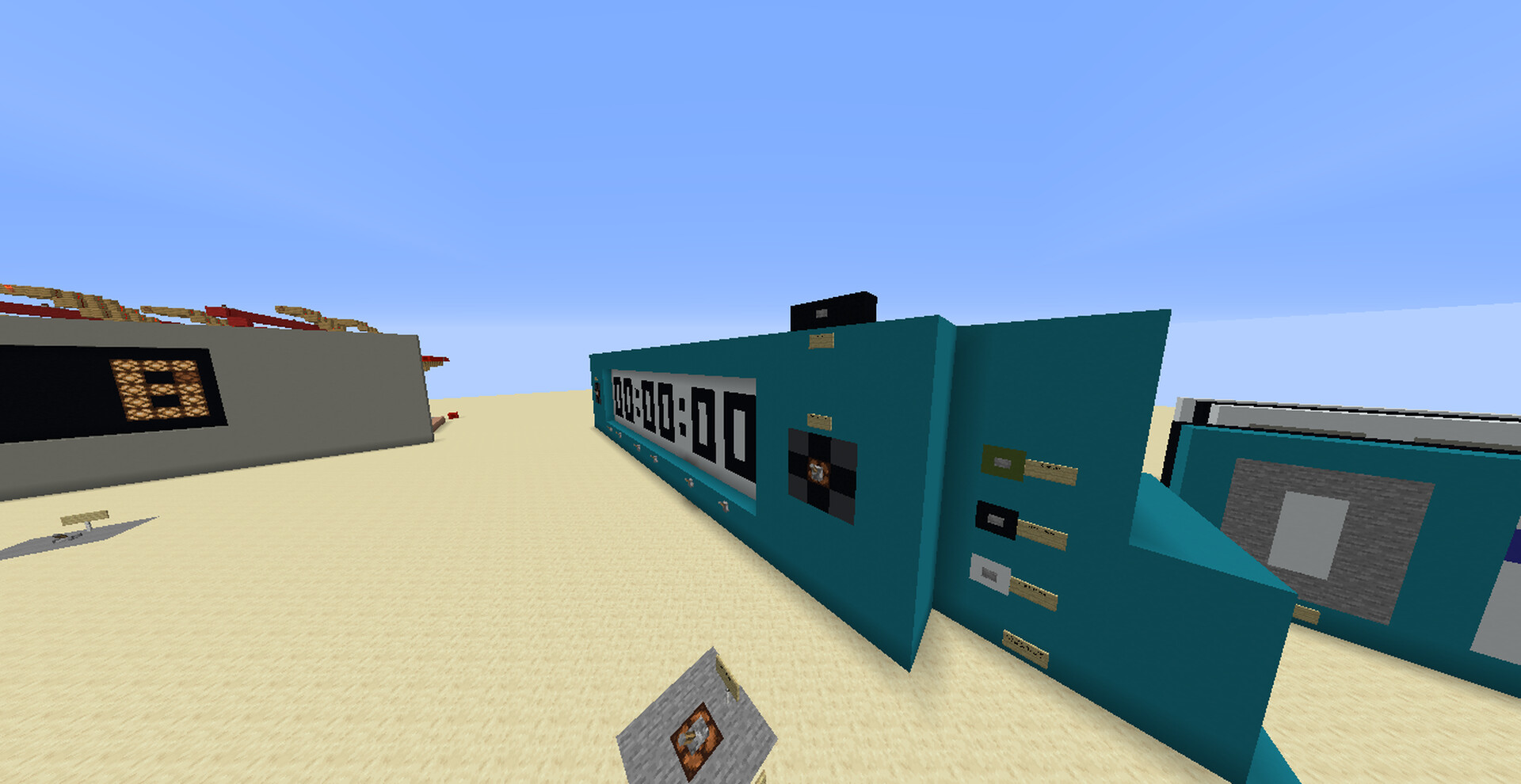 Clock in Minecraft by SteveGamer284 Minecraft Map