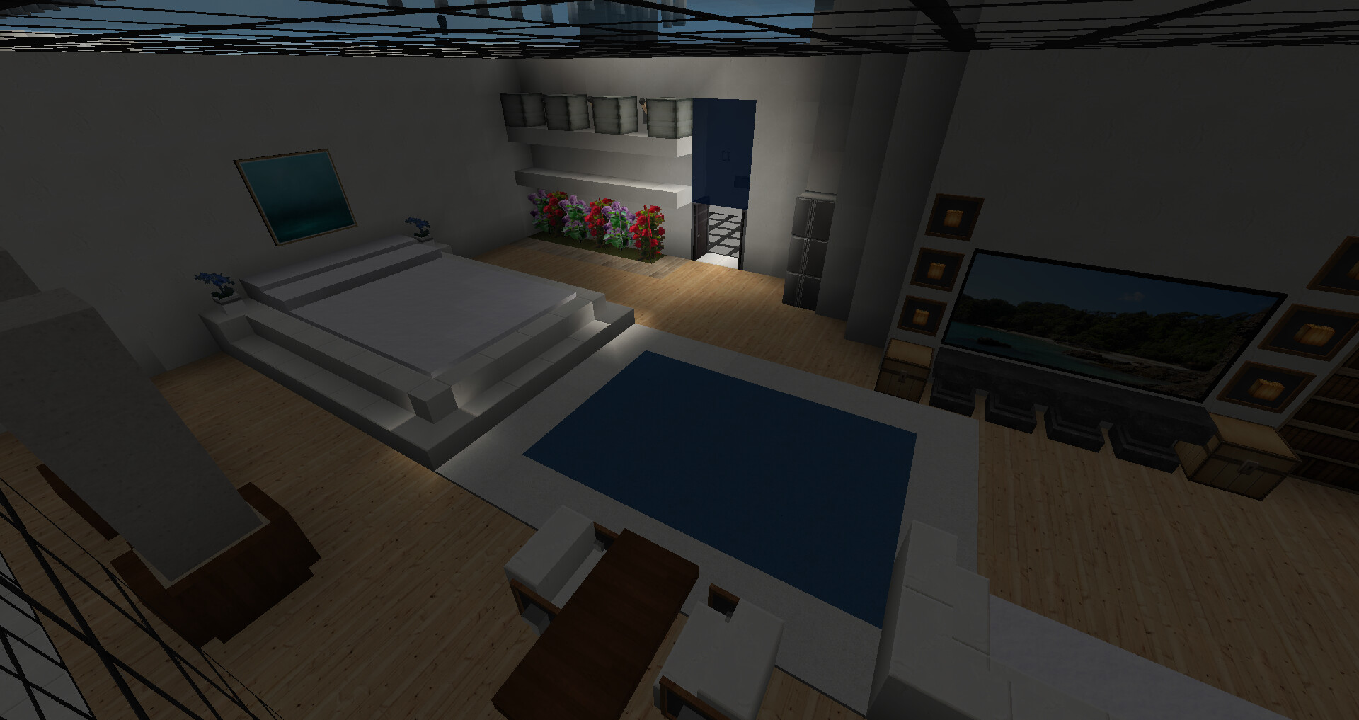 Ocean Bridge with under water Hotel (download) Minecraft Map