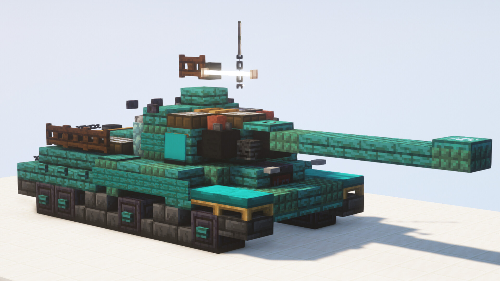 IS-2 & IS-2M heavy tank - 1.5:1 scale Minecraft Map