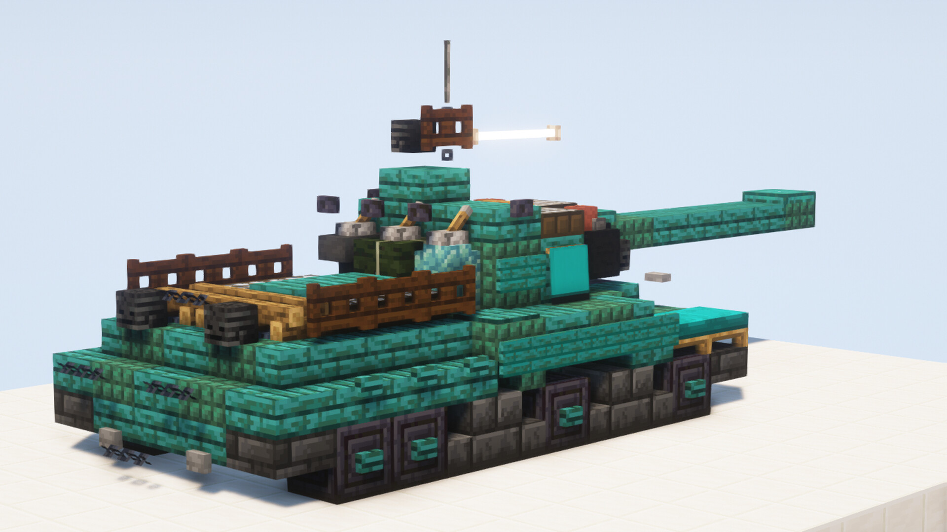 IS-2 & IS-2M heavy tank - 1.5:1 scale Minecraft Map