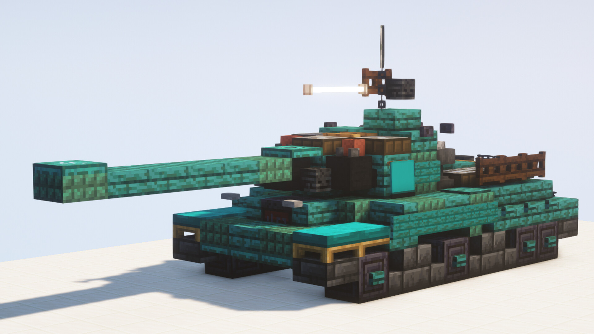 IS-2 & IS-2M heavy tank - 1.5:1 scale Minecraft Map