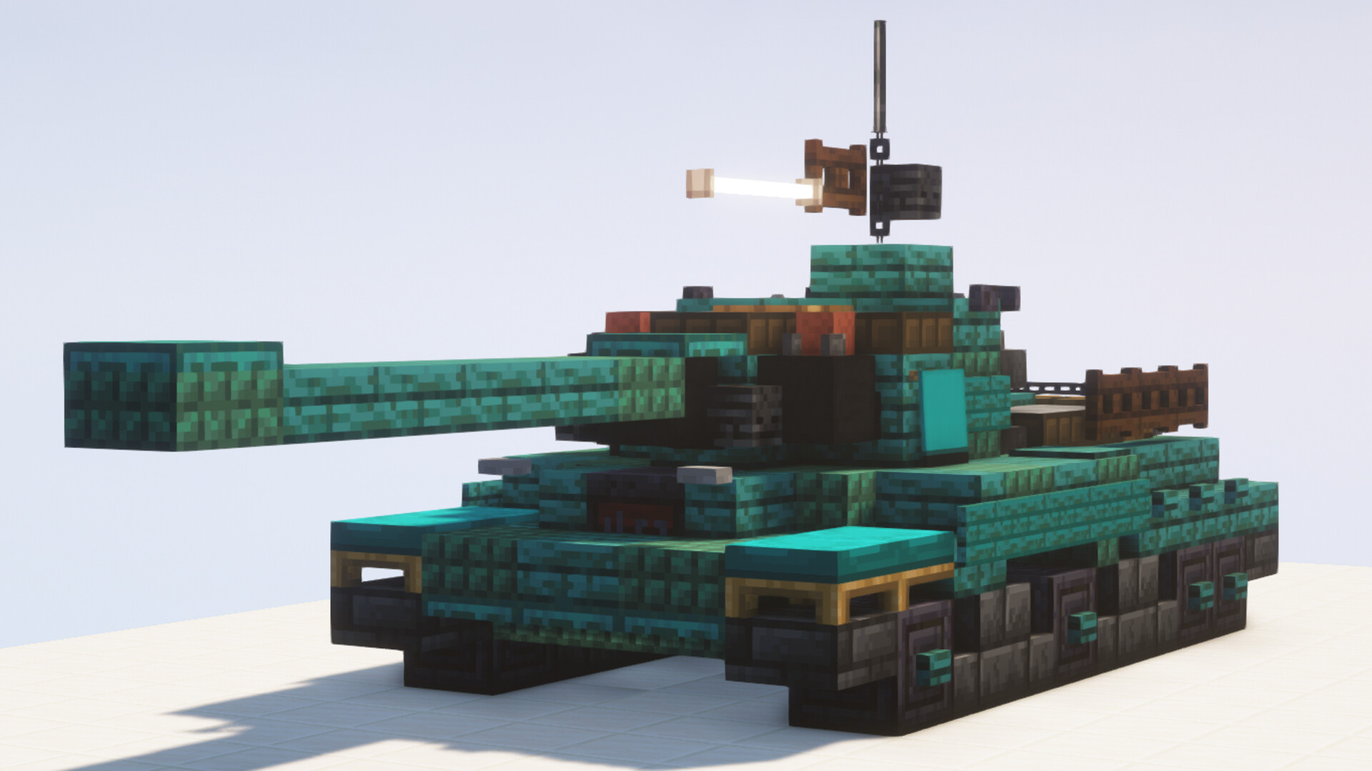 IS-2 & IS-2M heavy tank - 1.5:1 scale Minecraft Map