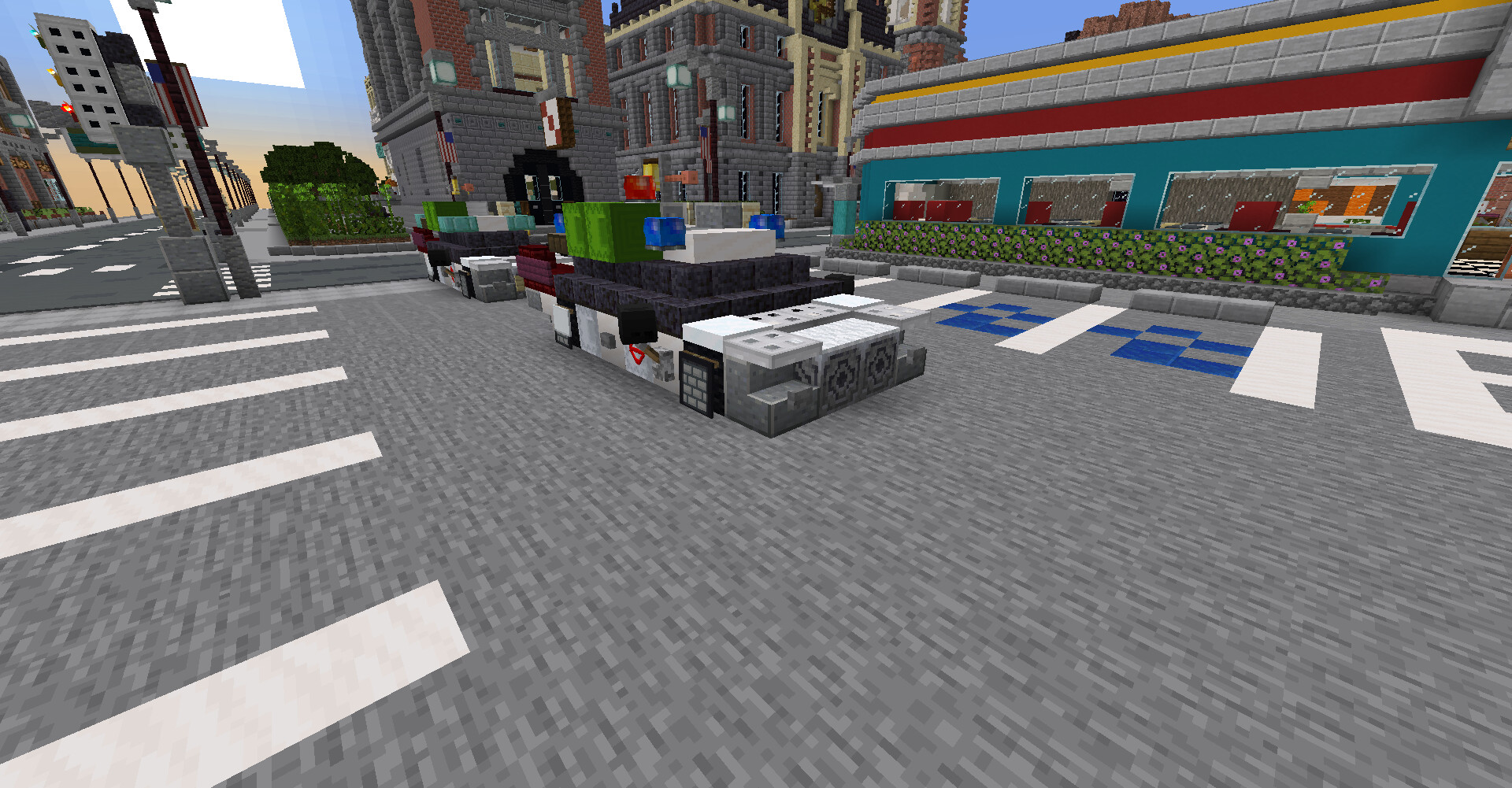 Ghostbusters Ecto-1 Minecraft Map