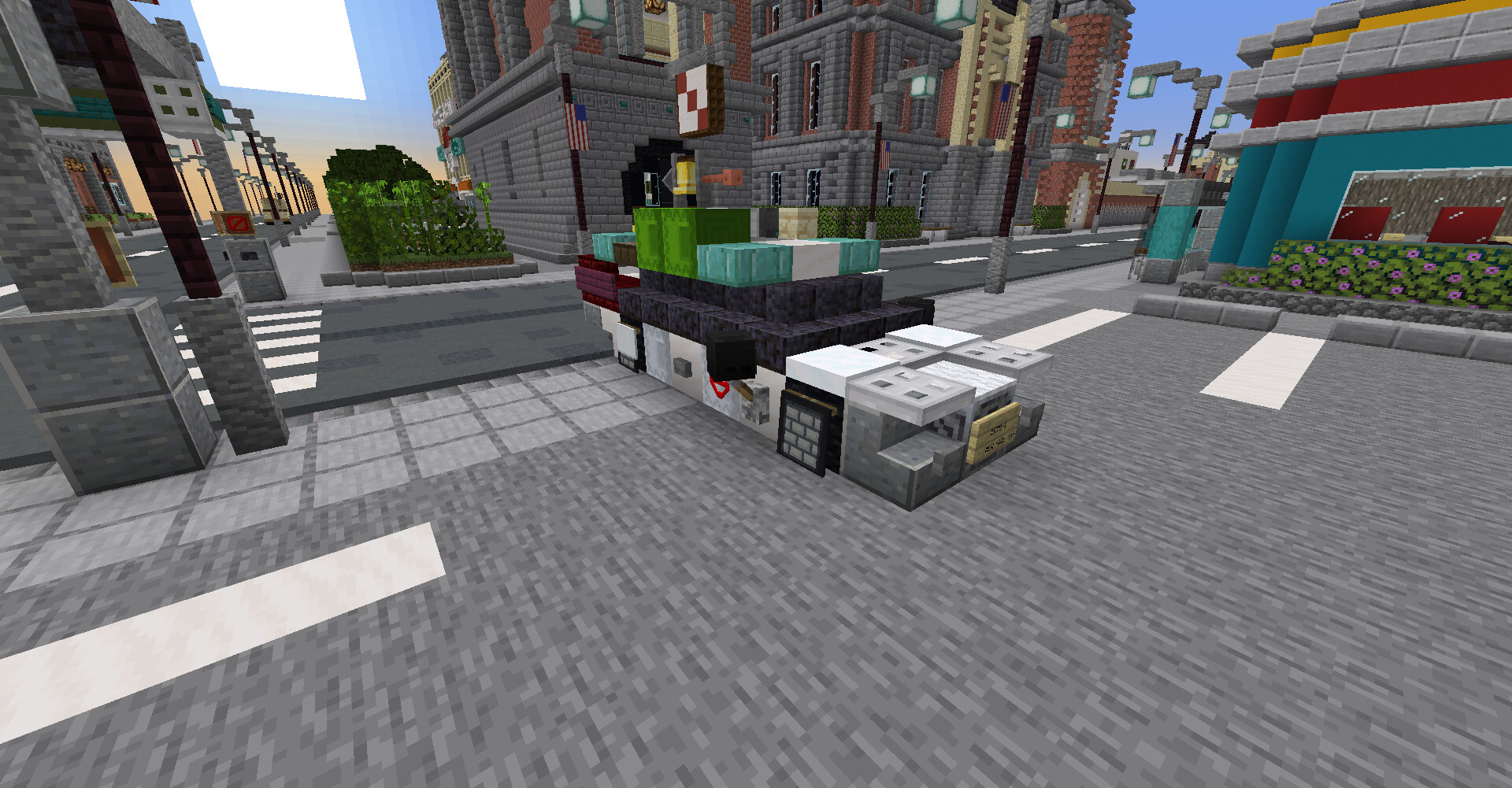 Ghostbusters Ecto-1 Minecraft Map