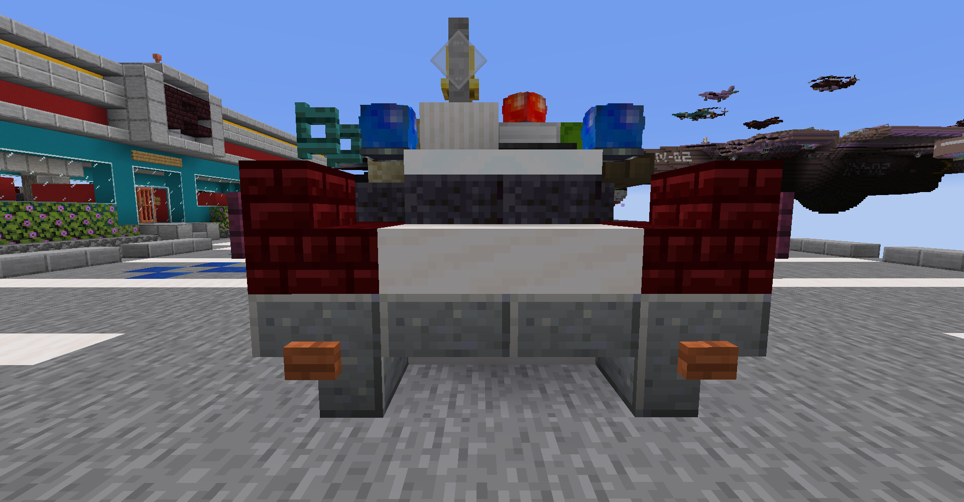 Ghostbusters Ecto-1 Minecraft Map