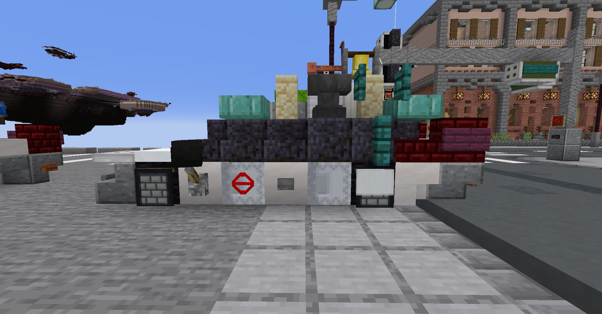 Ghostbusters Ecto-1 Minecraft Map