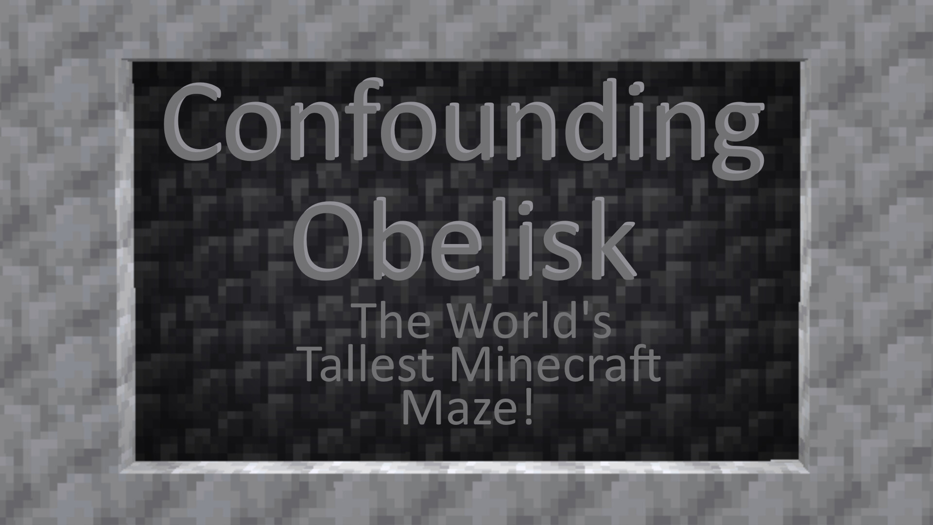 Confounding Obelisk Minecraft Map