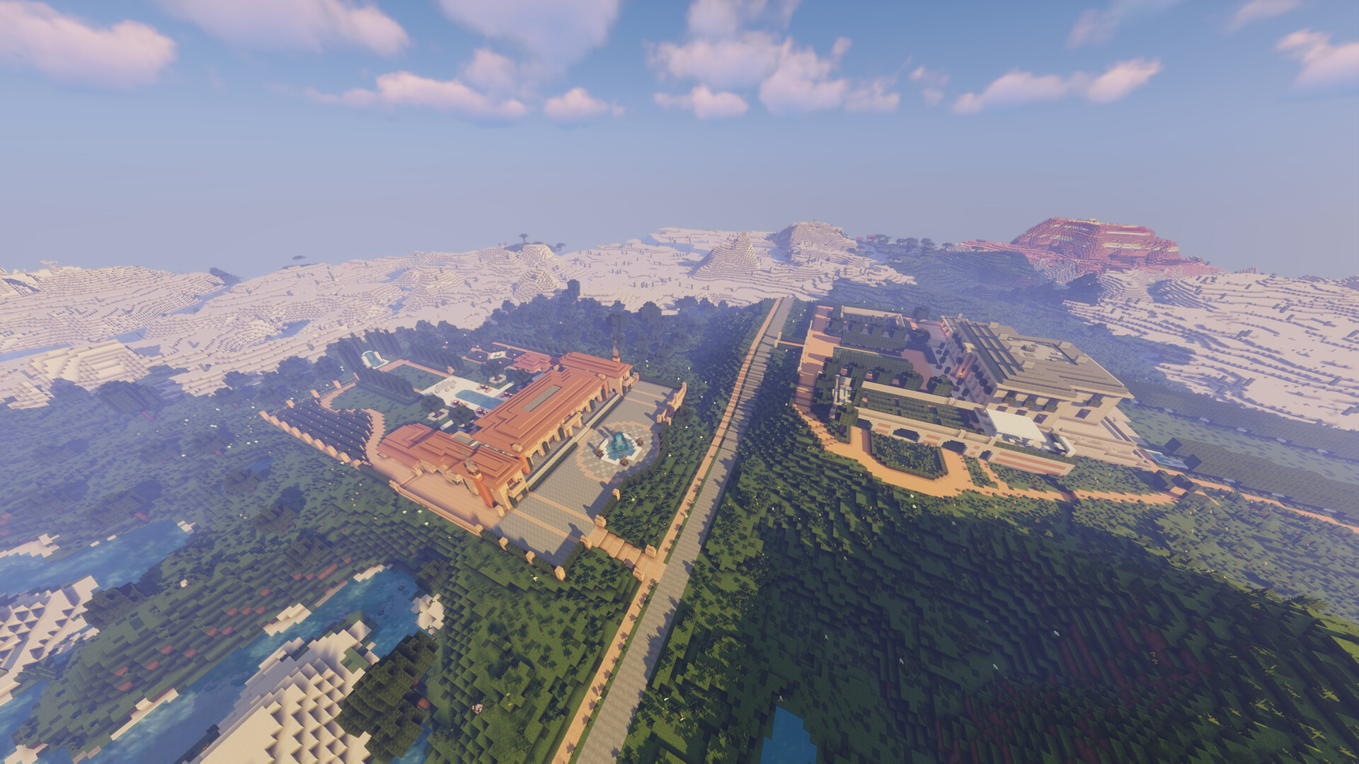 Mega Mansion X=-350 Z=480 Minecraft Map