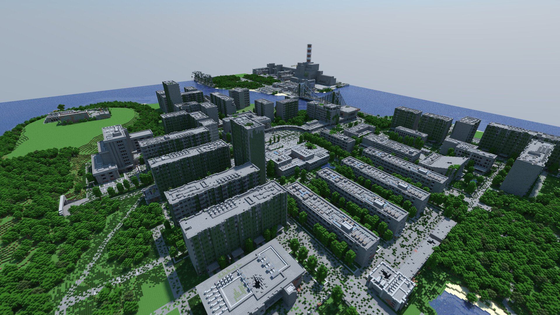 Chernobyl map: Minecraft - Crafting Dead map Minecraft Map