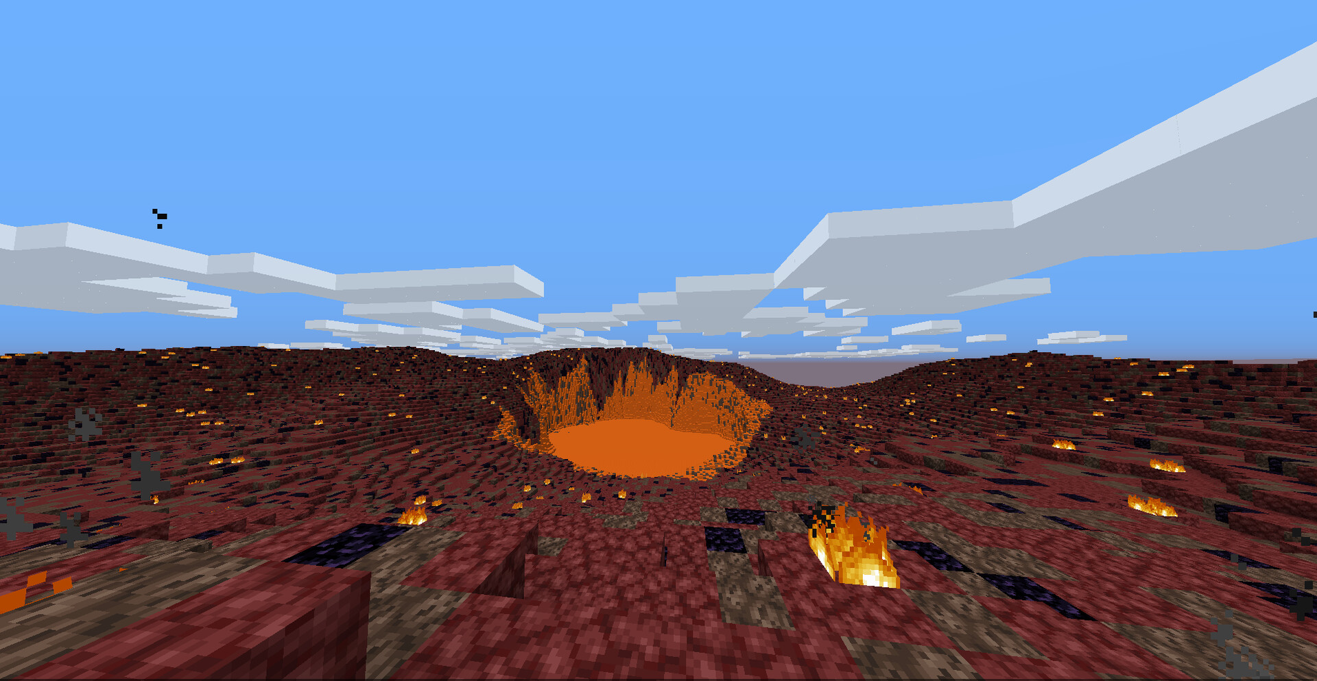 Nether wastlands Minecraft Map