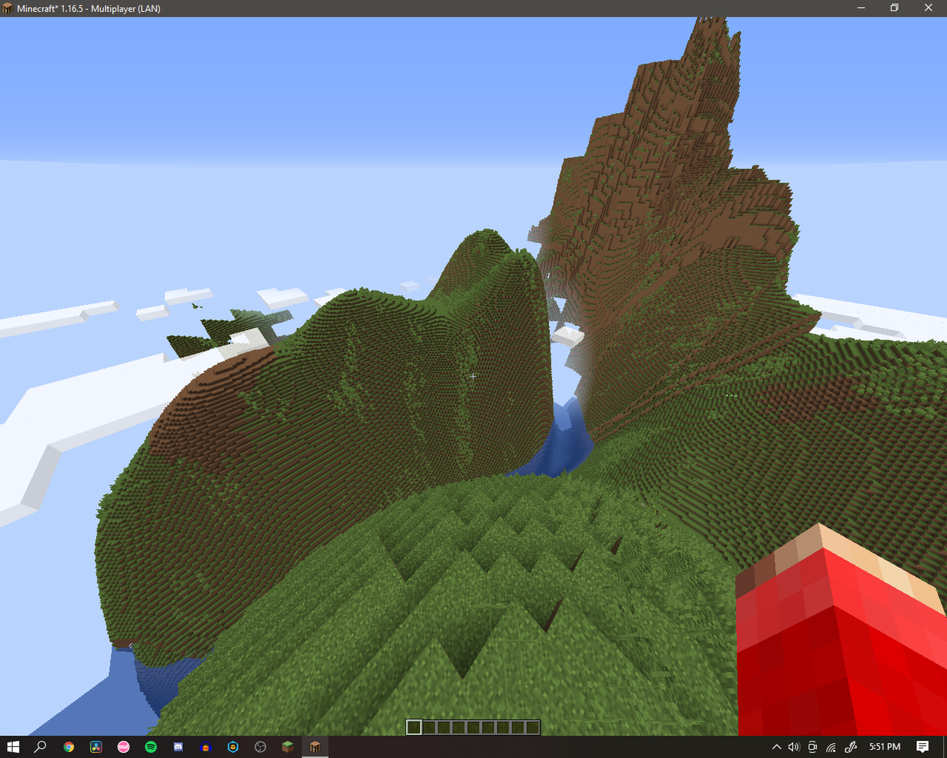 custom terrain Minecraft Map