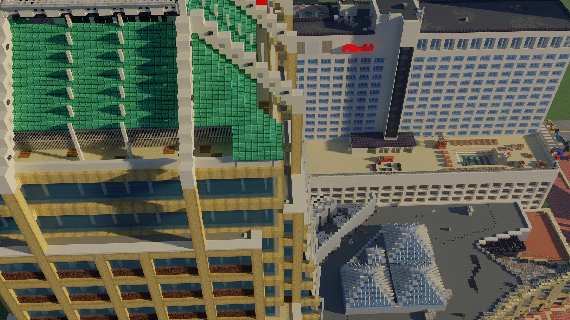 Indianapolis In Minecraft 1:1 Scale Recreation Minecraft Map