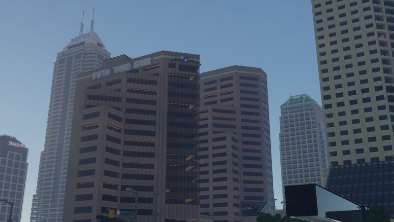 Indianapolis In Minecraft 1:1 Scale Recreation Minecraft Map