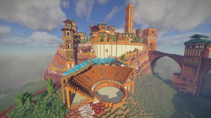 Oasi desert city Minecraft Map