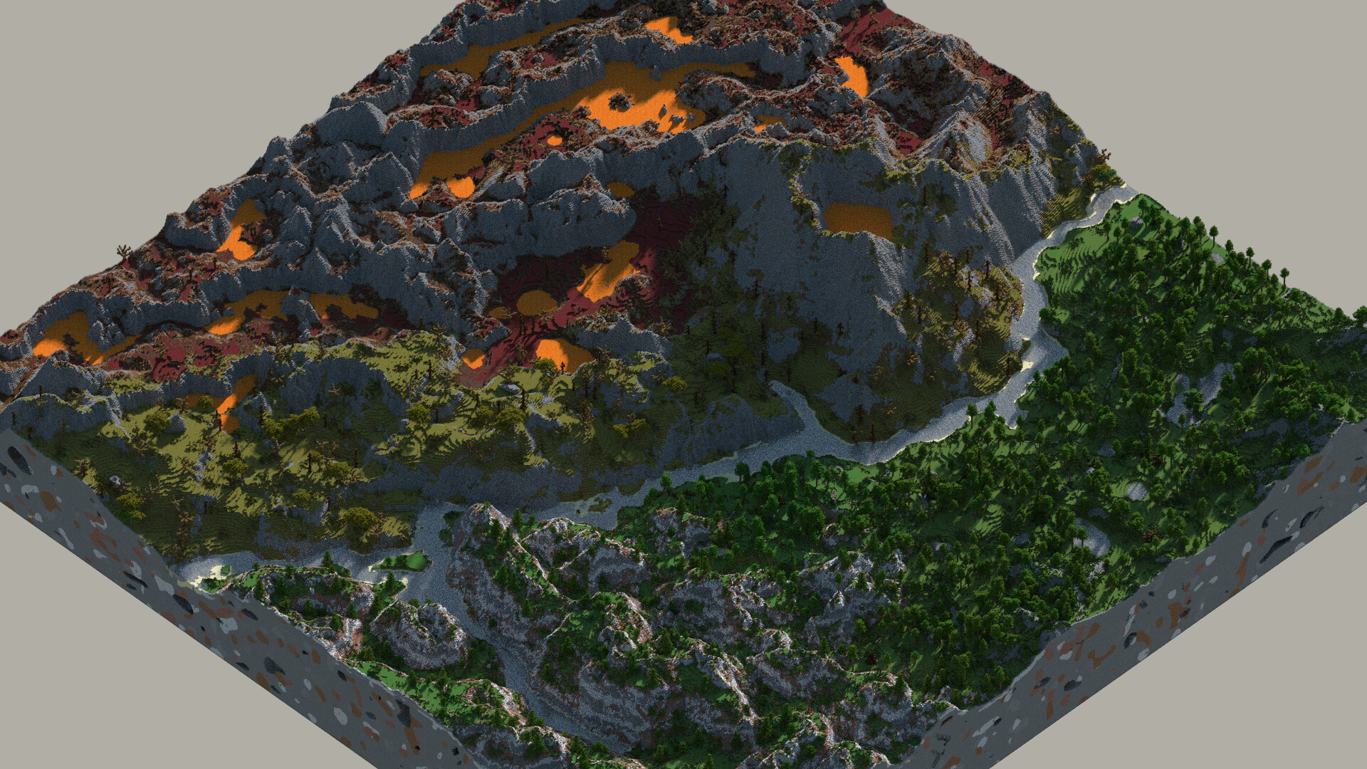 Two mini-maps of dinosaurs and adventures Minecraft Map