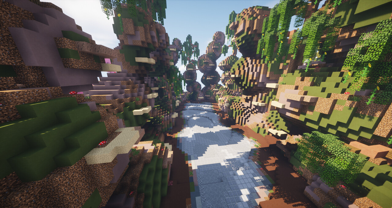 x8 HQ Terrain Based Practice Arenas | 1.8+ Minecraft Map