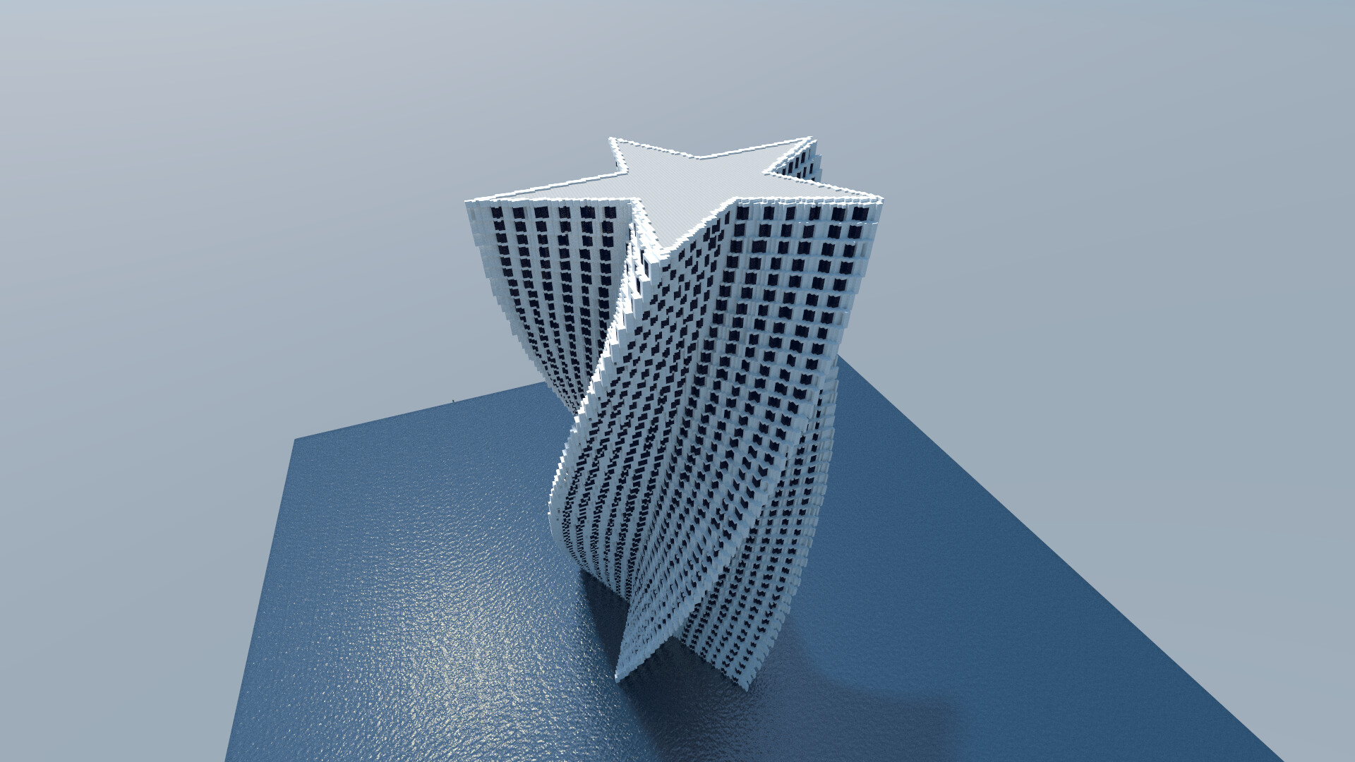 Fivepointed Star Building Minecraft Map