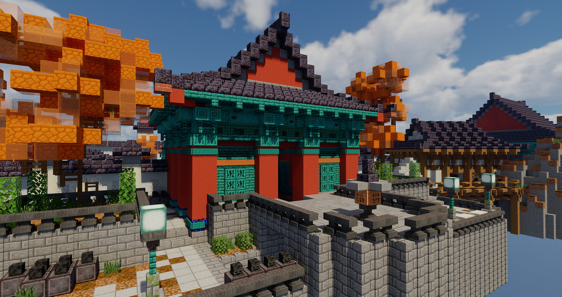 Busan sanctuary - Overwatch map Minecraft Map