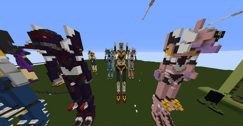 evangelion Eva unidad mark 9 Minecraft Map