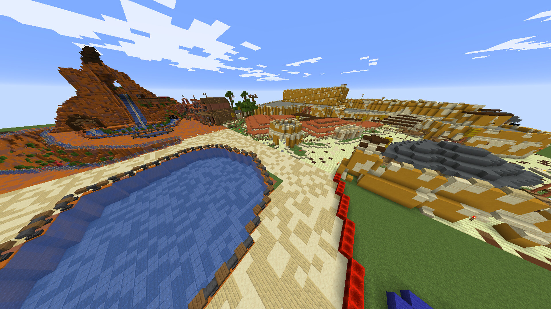 THEMEPARK BUILDING Minecraft Map