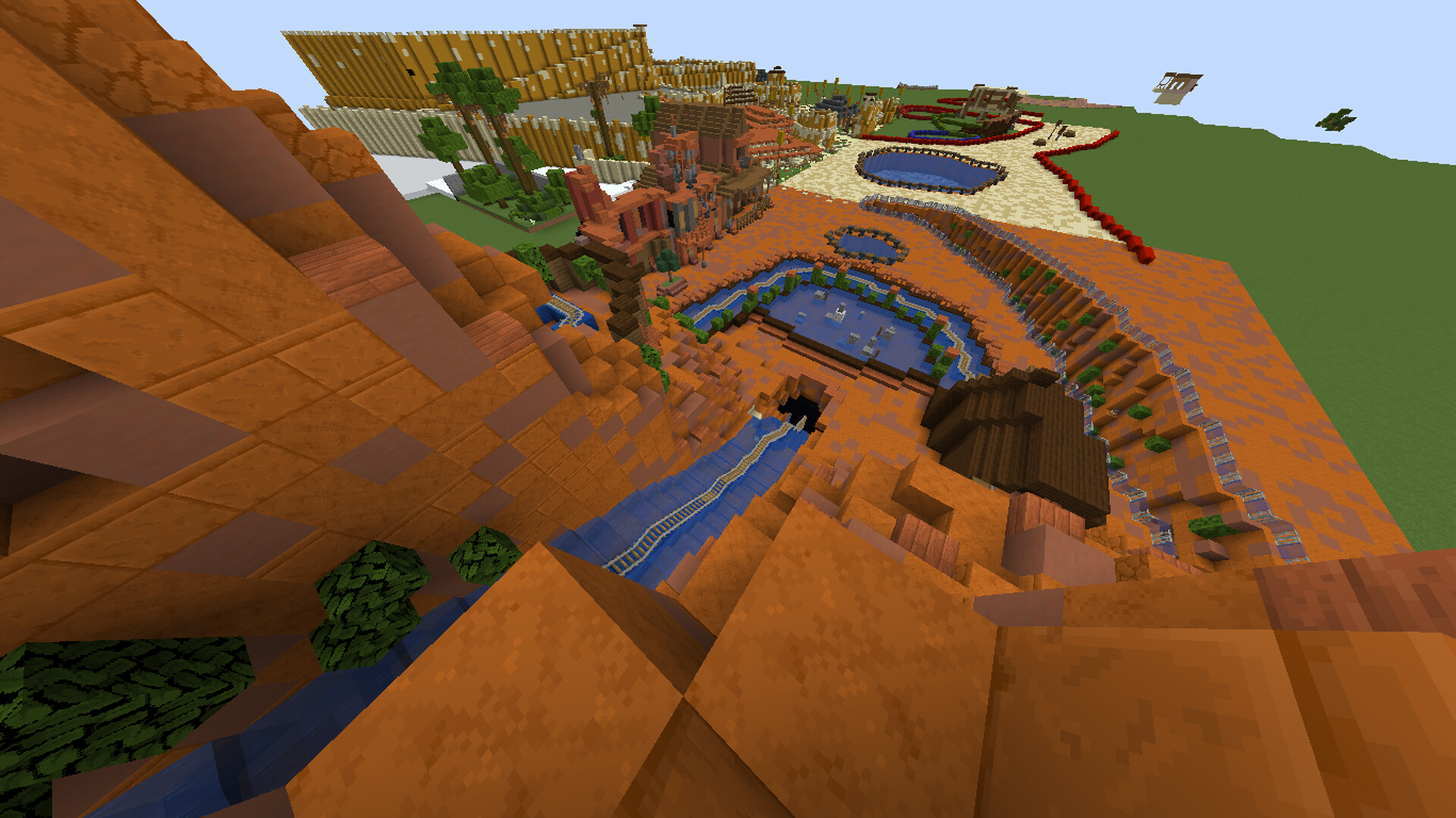 THEMEPARK BUILDING Minecraft Map